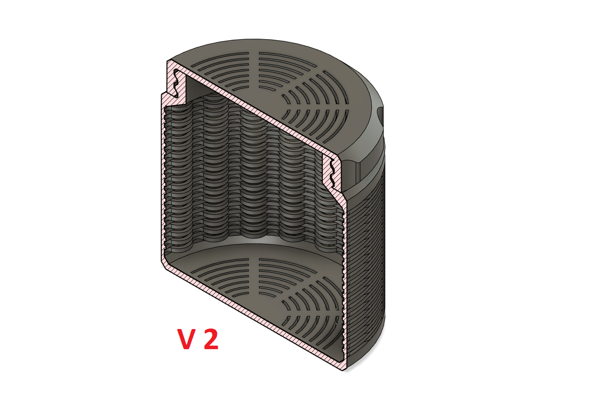 Silica gel container - Fast Print - Wavy surface by michelegz ...