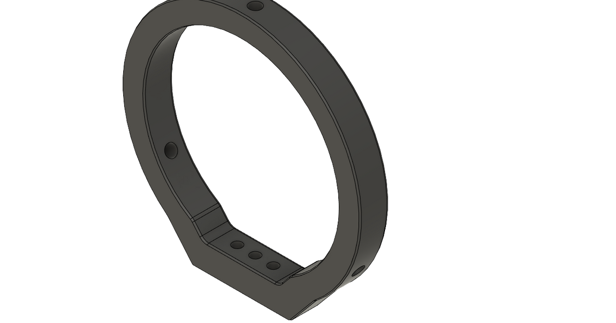 Guide scope ring 135mm by michelegz | Download free STL model ...