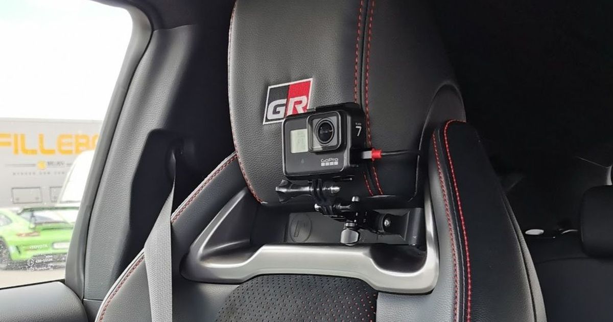 Toyota GR Yaris Headrest Gopro Mount by MagnusT | Download free STL ...