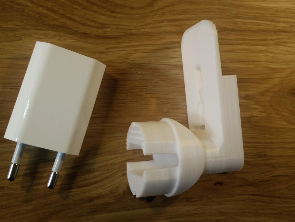 iPhone Wall Charge Dock (sleepy) by MagnusT | Download free STL model ...