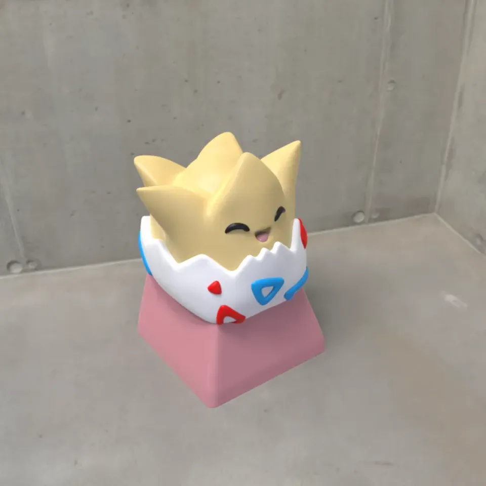 Togepi keycap by DAPHNE AL | Download free STL model | Printables.com