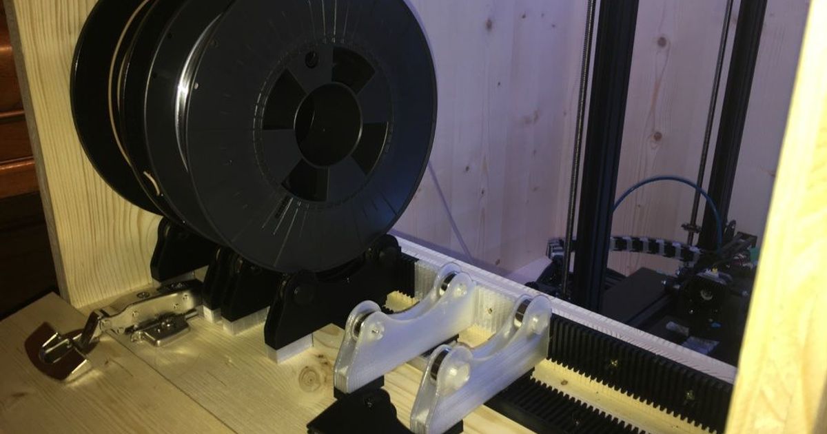 Filament Spool Base by linuxpaul | Download free STL model | Printables.com