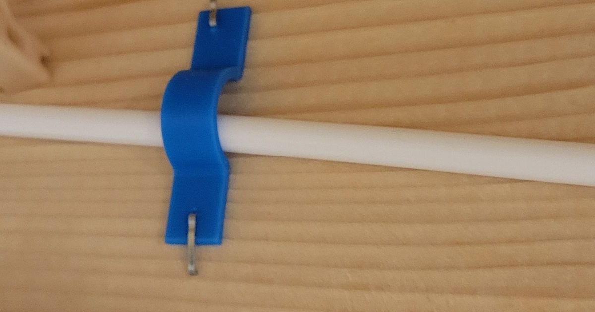 Basic Tube Clip by Rextruction | Download free STL model | Printables.com