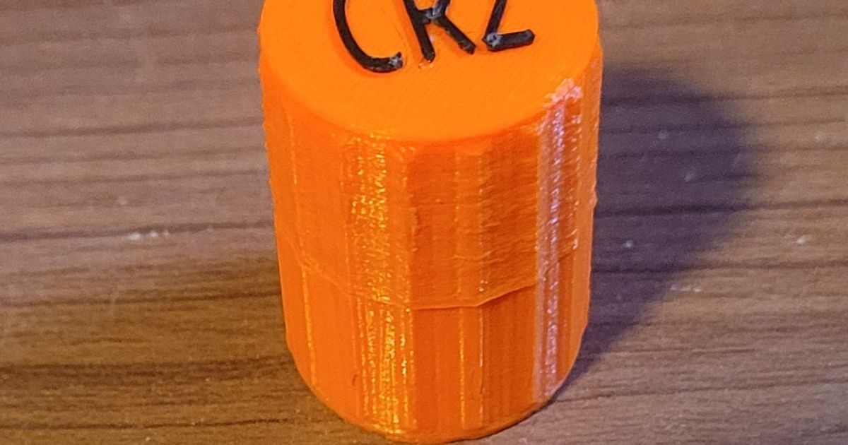 Canister to hold a single CR2 battery by Caederus | Download free STL model | Printables.com