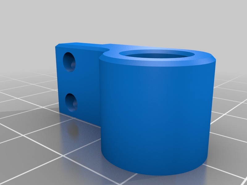 Hypercube 8mm Sensor Mount by mewse | Download free STL model ...