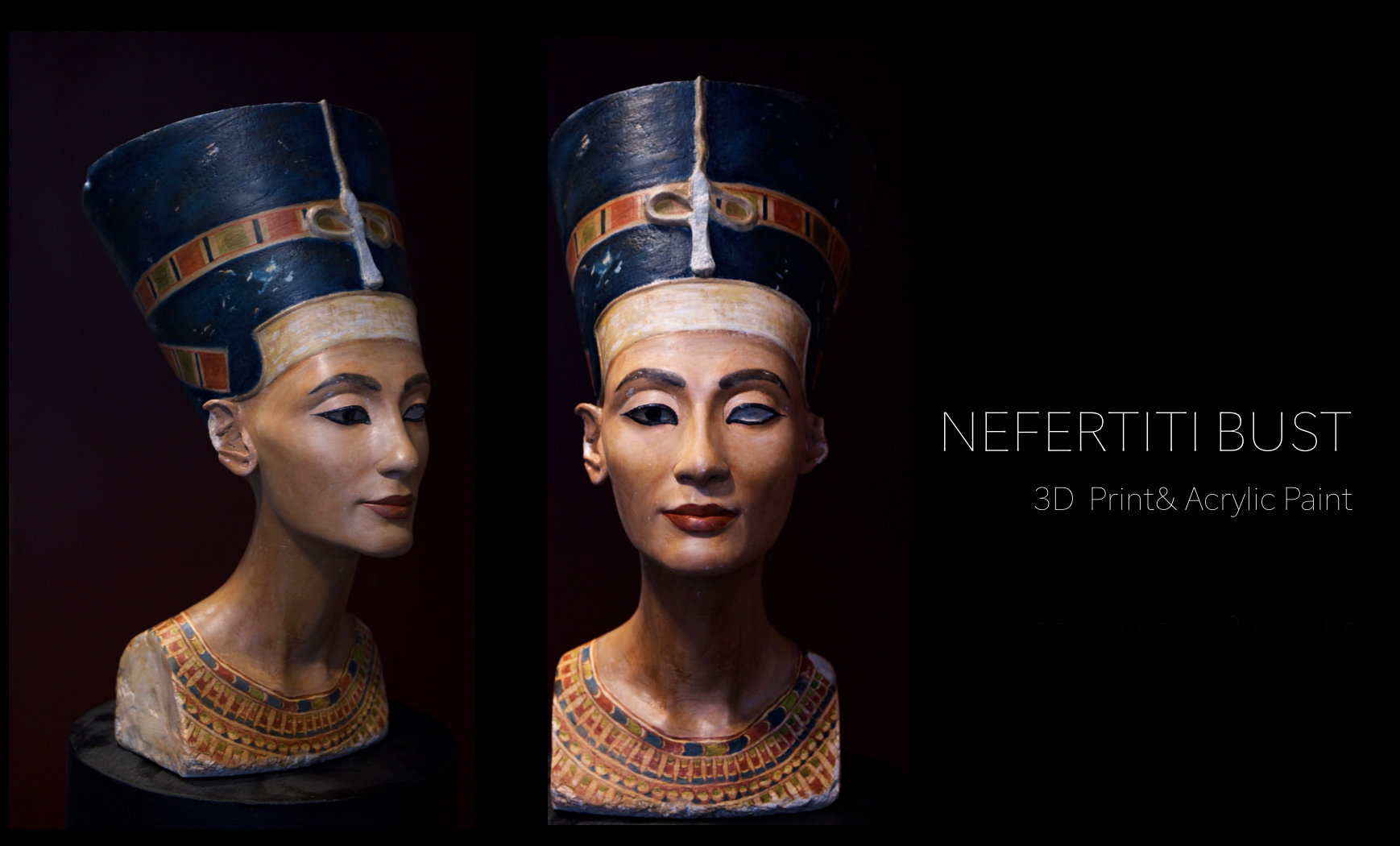 Nefertiti Bust Replica by David Zheng | Download free STL model ...
