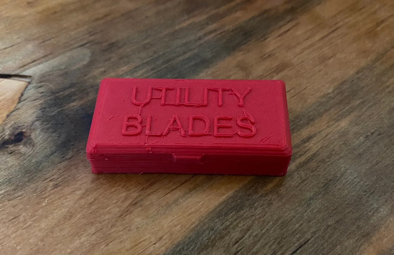 Utility Blade Case/Storage by Alex Bergesen | Download free STL model ...