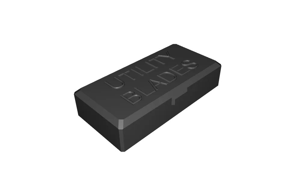 Utility Blade Case/Storage by Alex Bergesen | Download free STL model ...