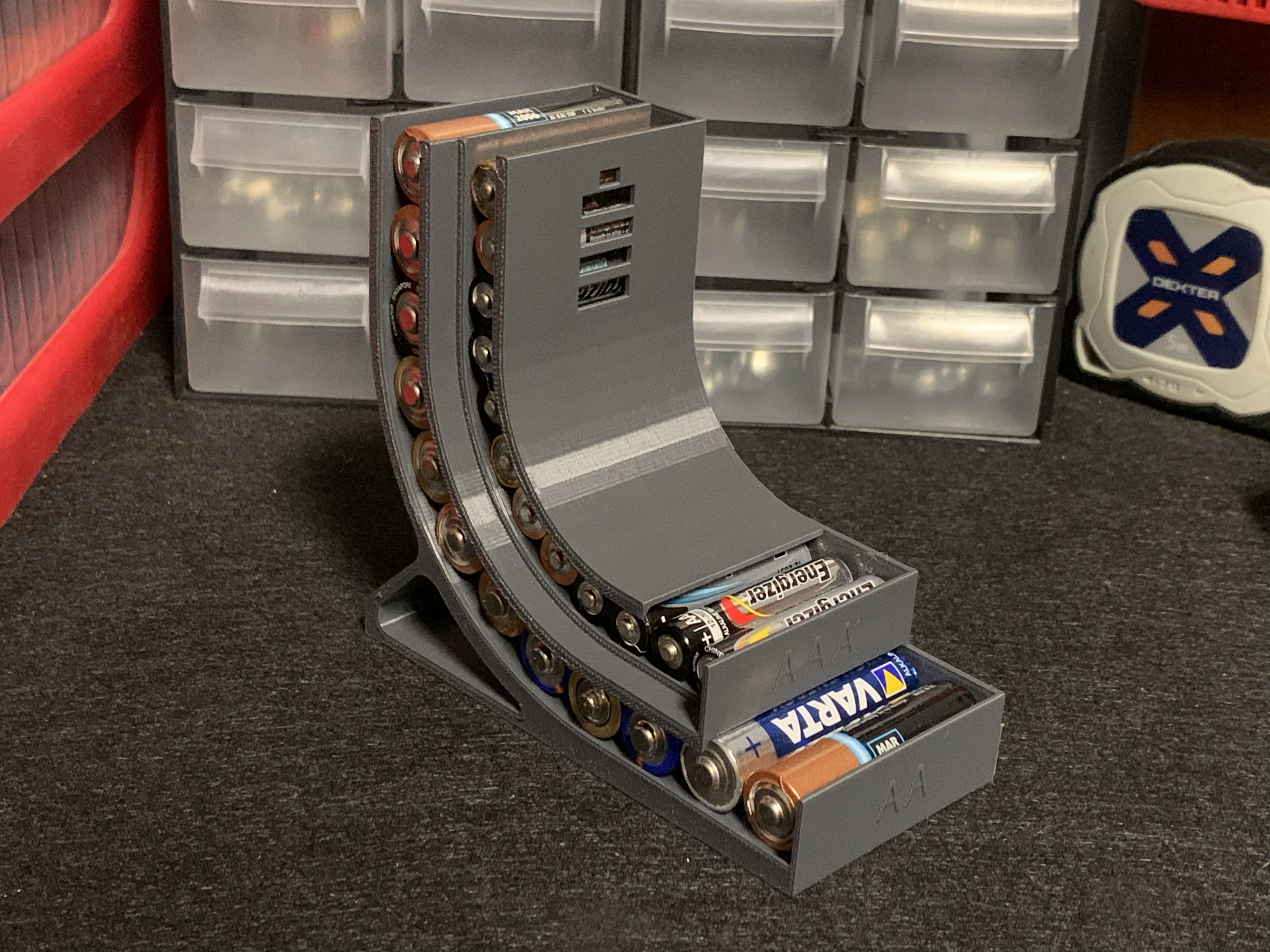 Multi battery dispenser by Dema_Design | Download free STL model ...