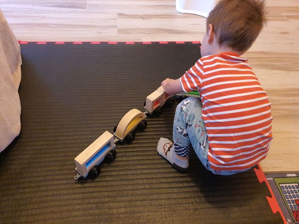 Train for Rainbow blocks by Michal | Download free STL model ...