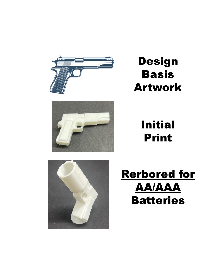 45 Cal 1911 (Rebored) for Batteries by PhDGoSlowAncient | Download free ...