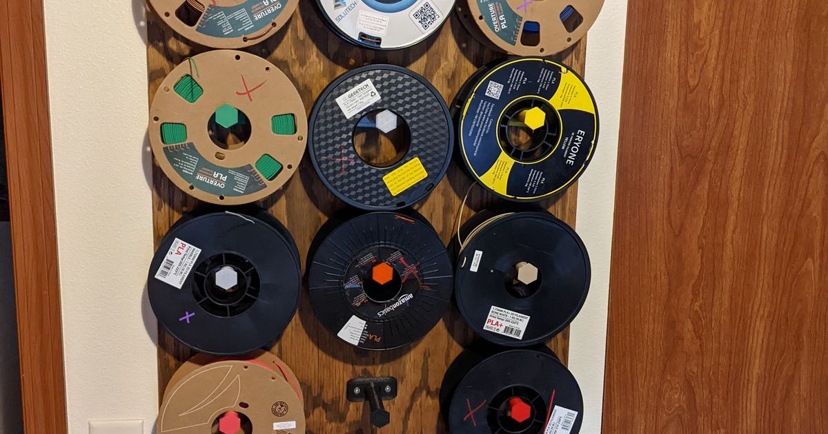 Wall Spool Holder by xPlatypusVenom | Download free STL model ...