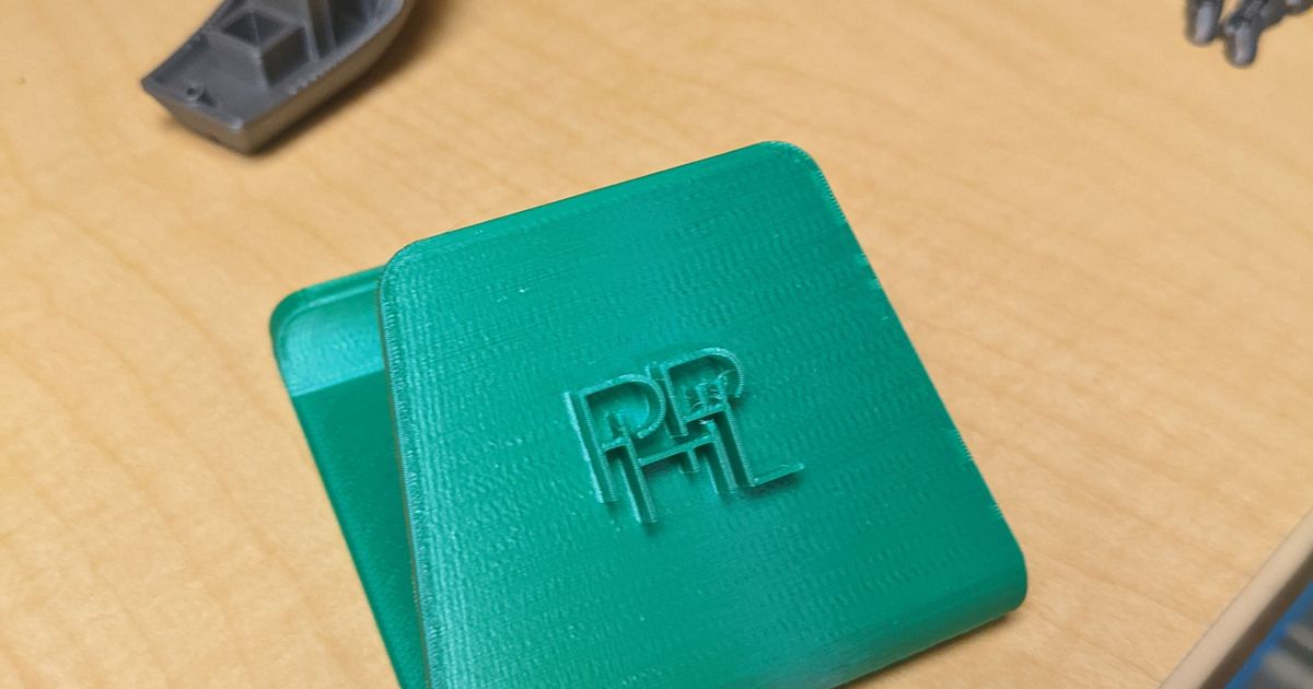 Universal Phone Holder with PHPL Logo by phlibrary | Download free STL ...