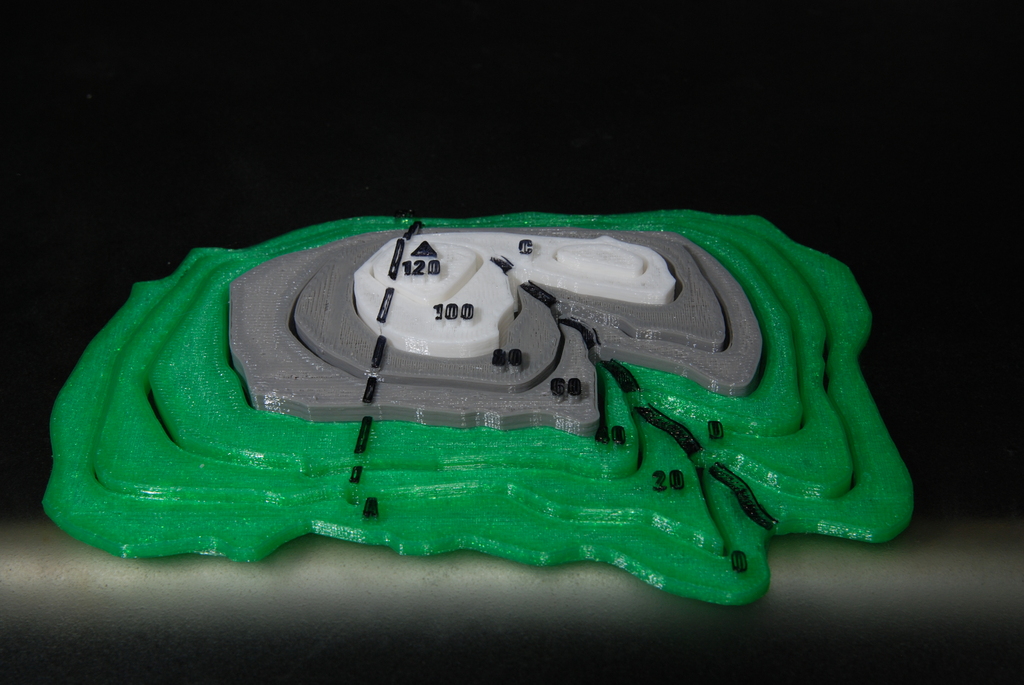 Contour Map by npanth | Download free STL model | Printables.com