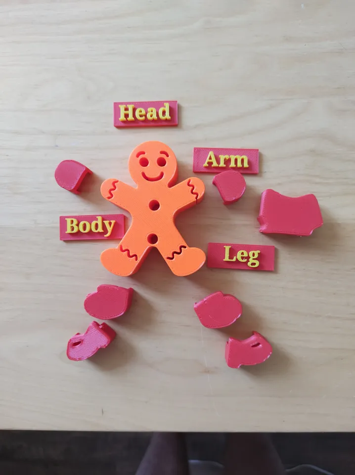 Gingy teaches English by WangleSchool | Download free STL model ...