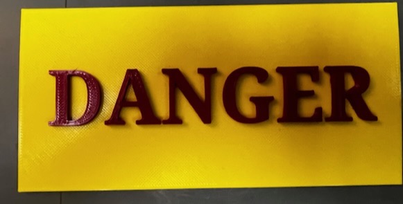 Danger Sign by fwoom | Download free STL model | Printables.com