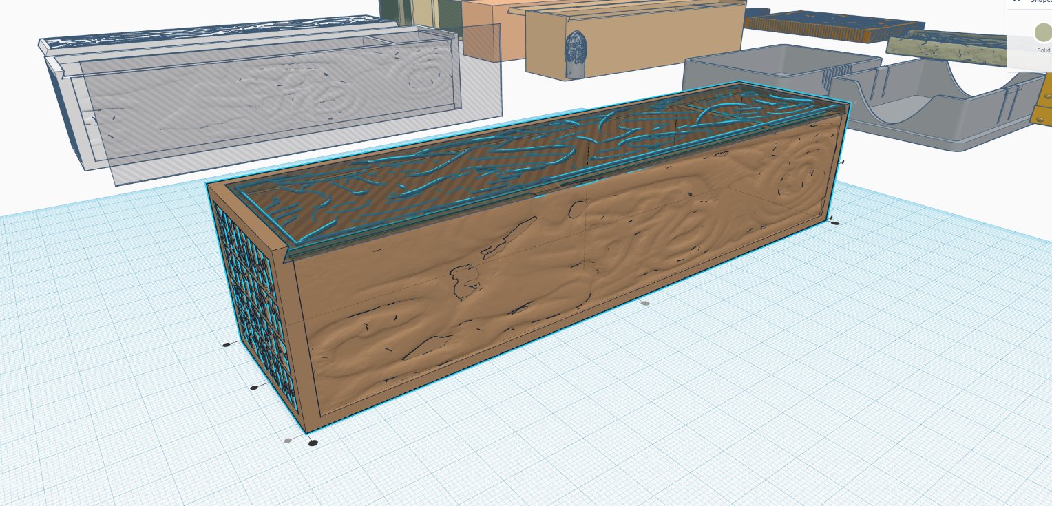 Hengist - road tile casket by DuncanMac | Download free STL model ...