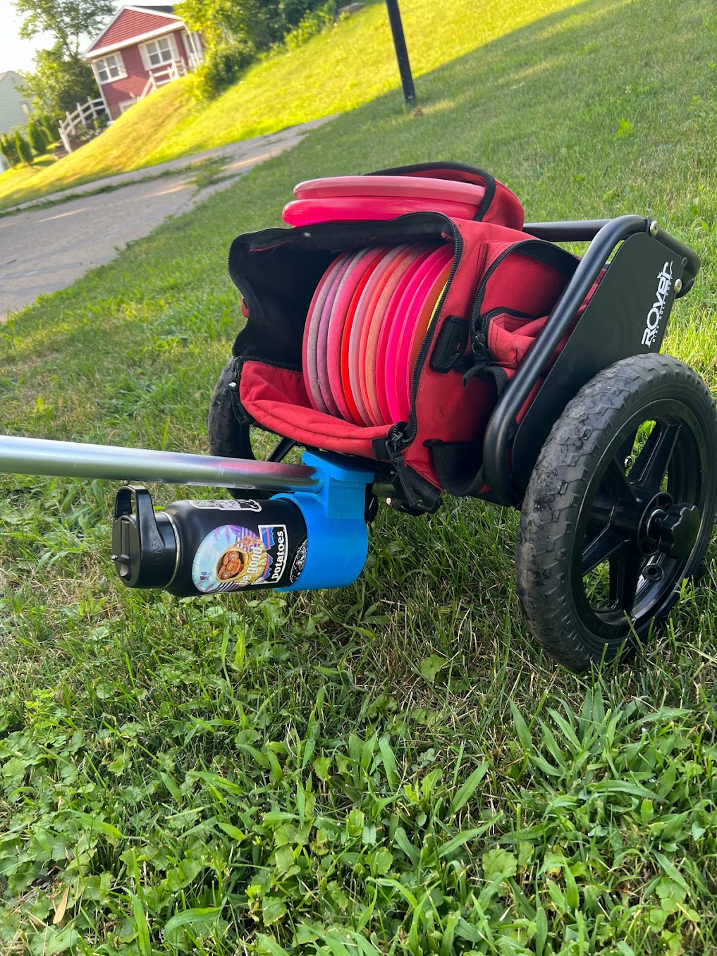 32 oz drink holder for MVP Rover Disc Golf Cart by itsprestonm ...