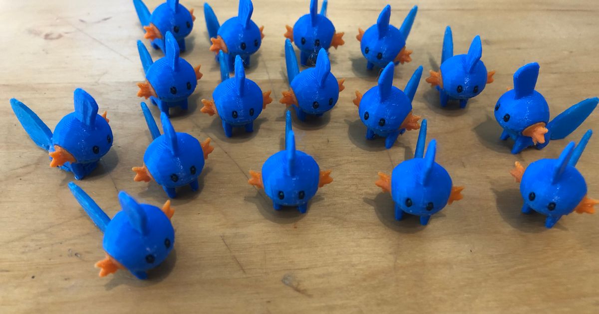 Mudkip - Pokemon 258 by Kahnindustries | Download free STL model ...