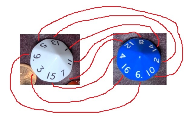 D16 dice with binary values by Julius3E8 | Download free STL model ...