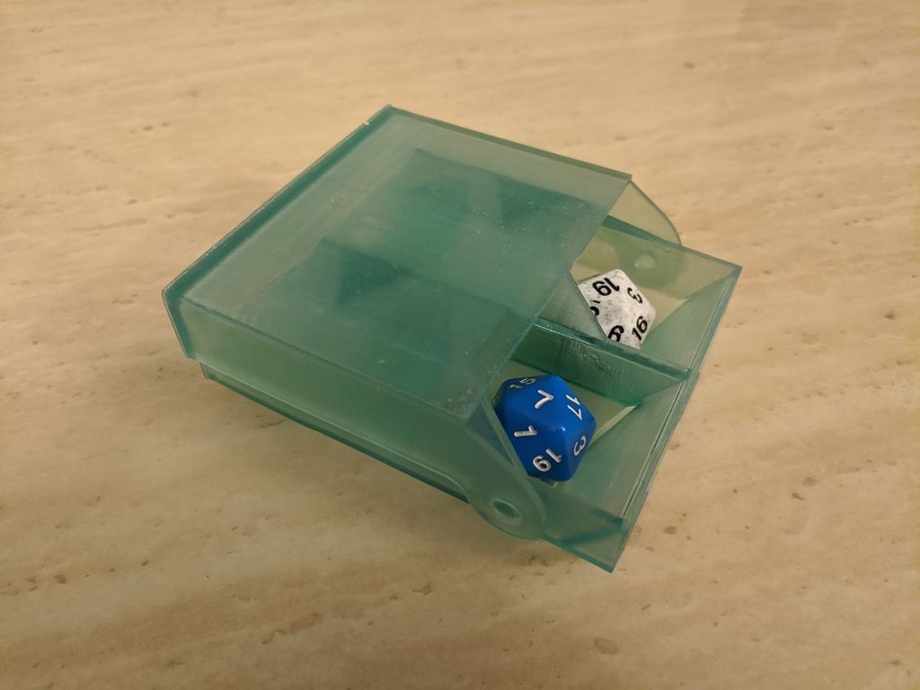 Double barrel foldable hex dice tower by Julius3E8 | Download free STL ...