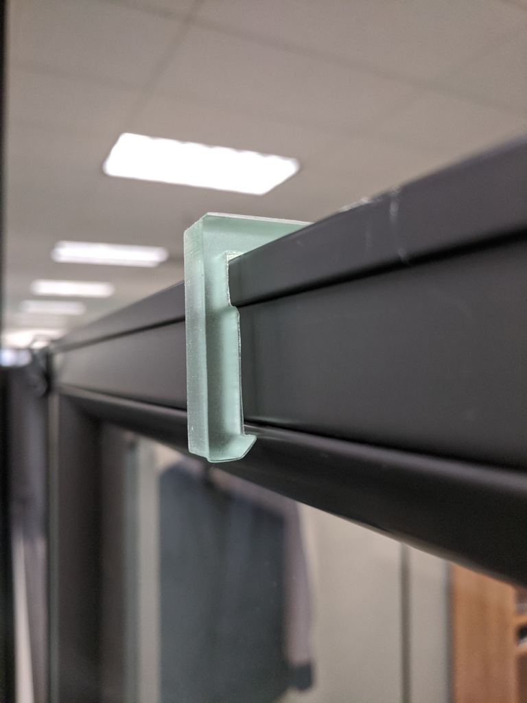 50mm Cubicle Hanger Hook by Julius3E8 | Download free STL model ...