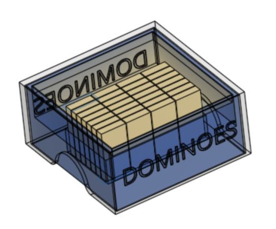 Mini Domino Box by Julius3E8 | Download free STL model | Printables.com