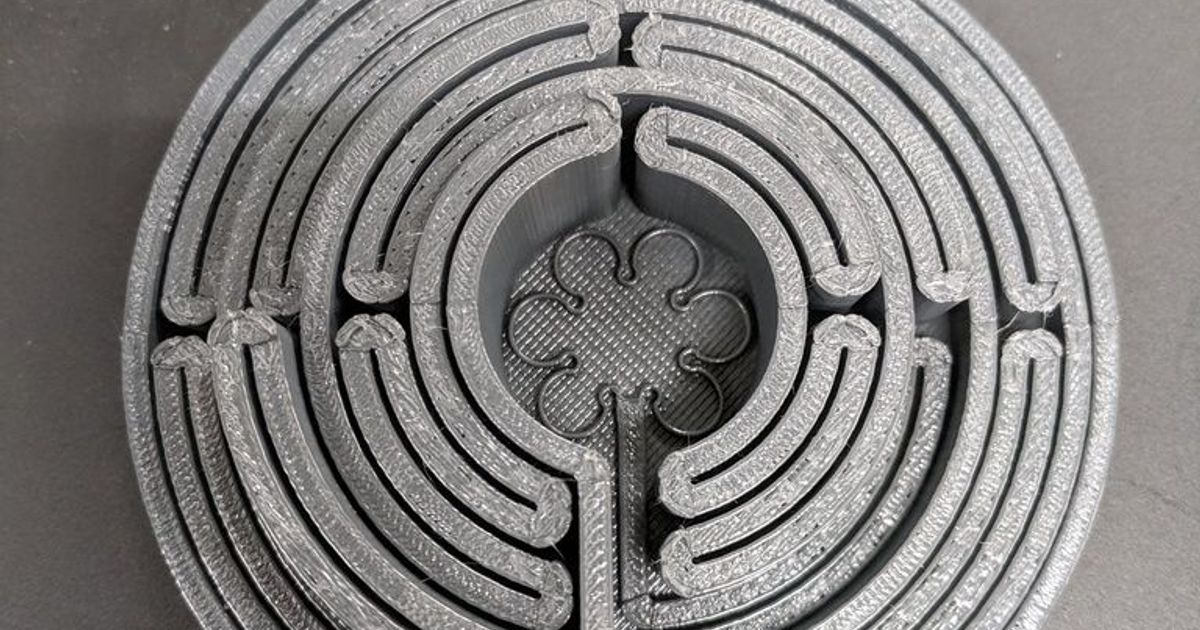 Bead bearing marble labyrinth ramp (mountain) by Julius3E8 | Download ...