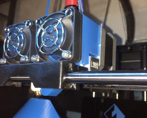 Universal Dual Extruder Printer Fan Duct by Julius3E8 | Download free ...