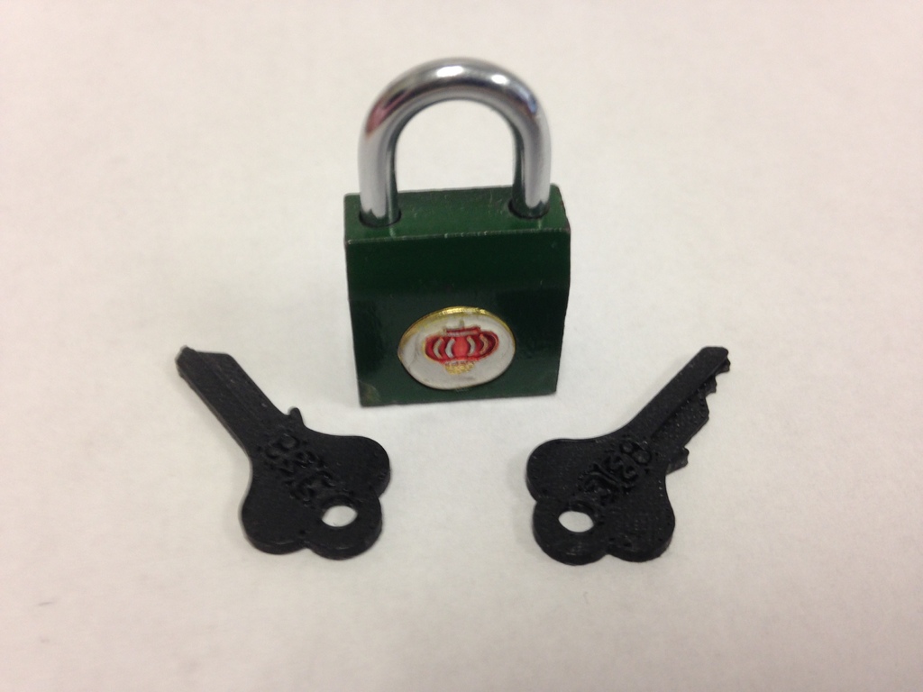 YongGu Key for 20mm Padlock by Julius3E8 | Download free STL model ...