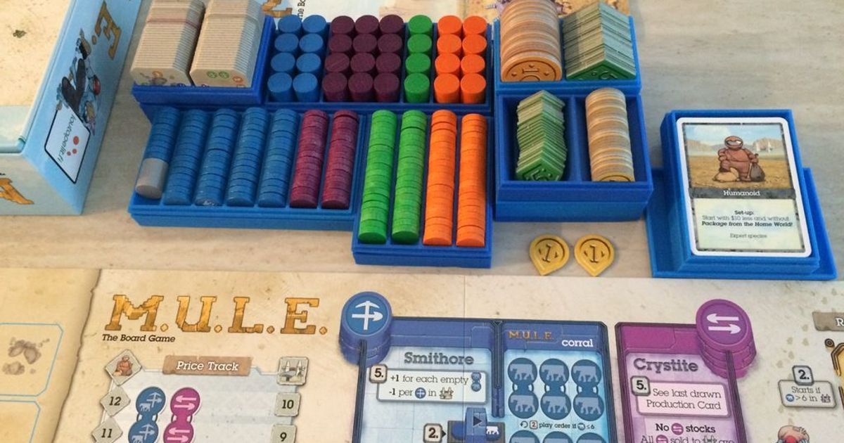 M.U.L.E. Boardgame Boxes by Julius3E8 | Download free STL model ...