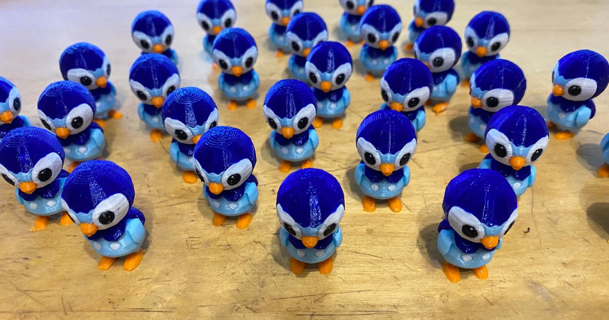 Piplup - Pokemon 393 by Kahnindustries | Download free STL model ...