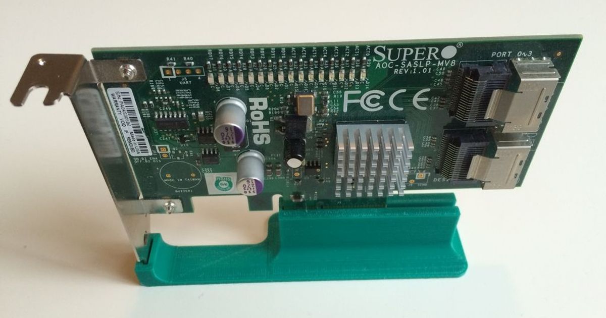 PCIe card display stand with bracket support by Julius3E8 | Download ...