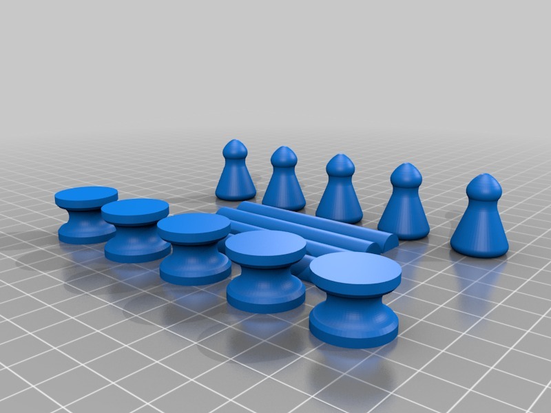 Ancient Egyptian Game: Senet by Julius3E8 | Download free STL model ...