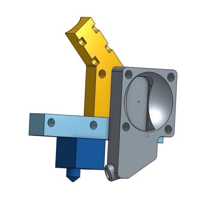 Wanhao Duplicator 4 Fan Duct by Julius3E8 | Download free STL model ...