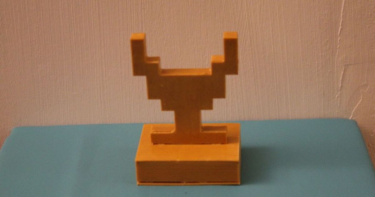 Atari 2600 Adventure Trophy Chalice by Julius3E8 | Download free STL ...