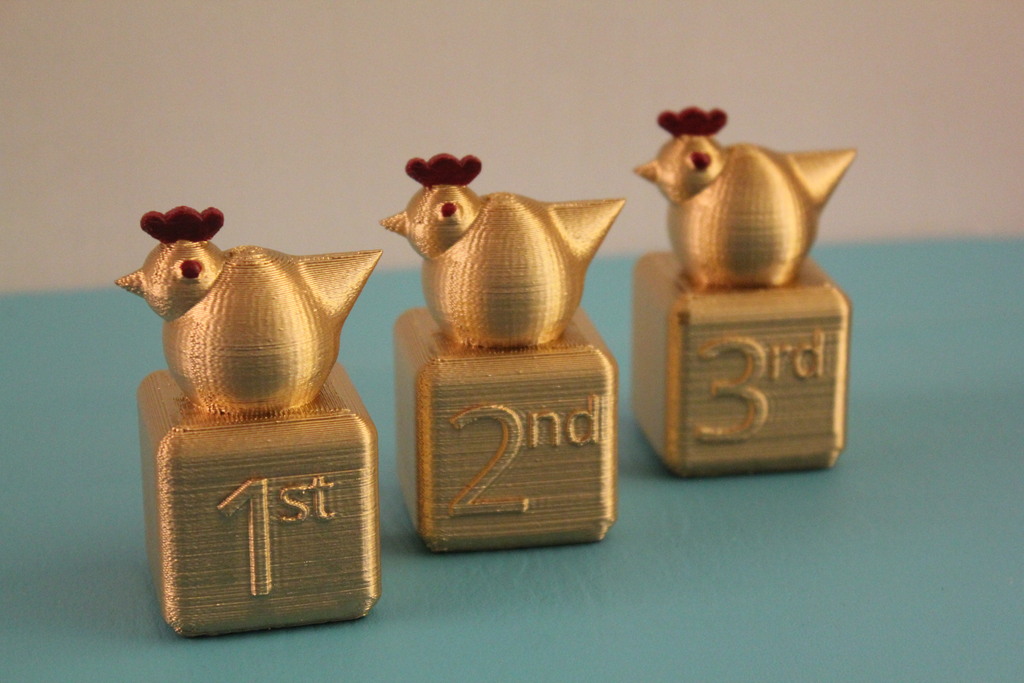 Chicken Trophy by Julius3E8 | Download free STL model | Printables.com