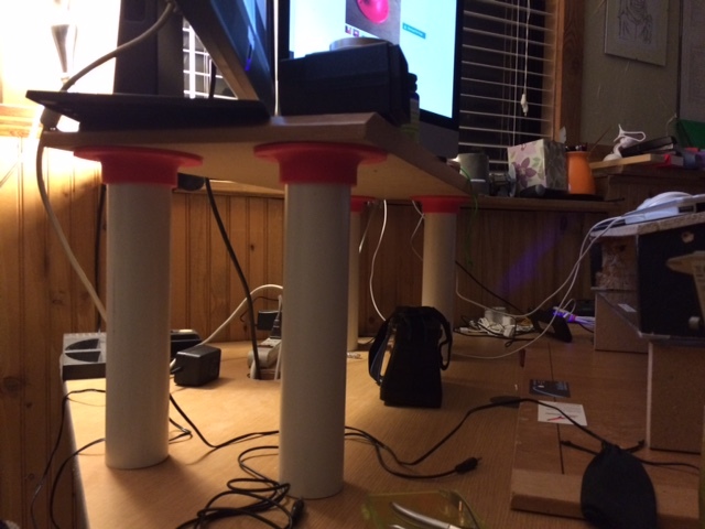 2" PVC pipe table leg mount by Julius3E8 | Download free STL model ...