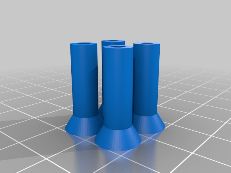 Simple Quadcopter Feet by Julius3E8 | Download free STL model ...