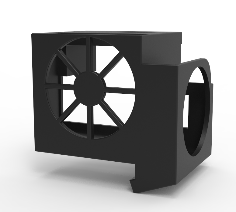 Fan Shroud\Duct for most stock creality 3D printers and is used for ...