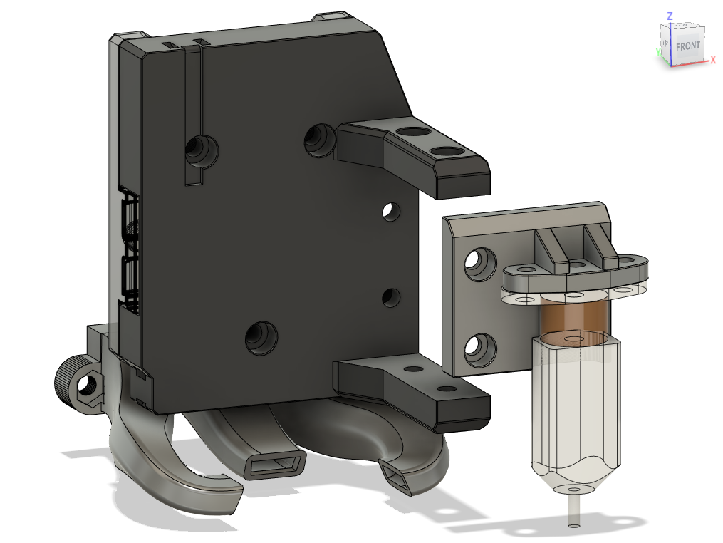 Biqu H2O Extruder Mount EVA 2.4 compatible by Chris Berndt | Download ...