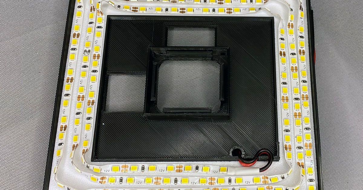 Ring Light for GoPro camera by Vidar | Download free STL model ...