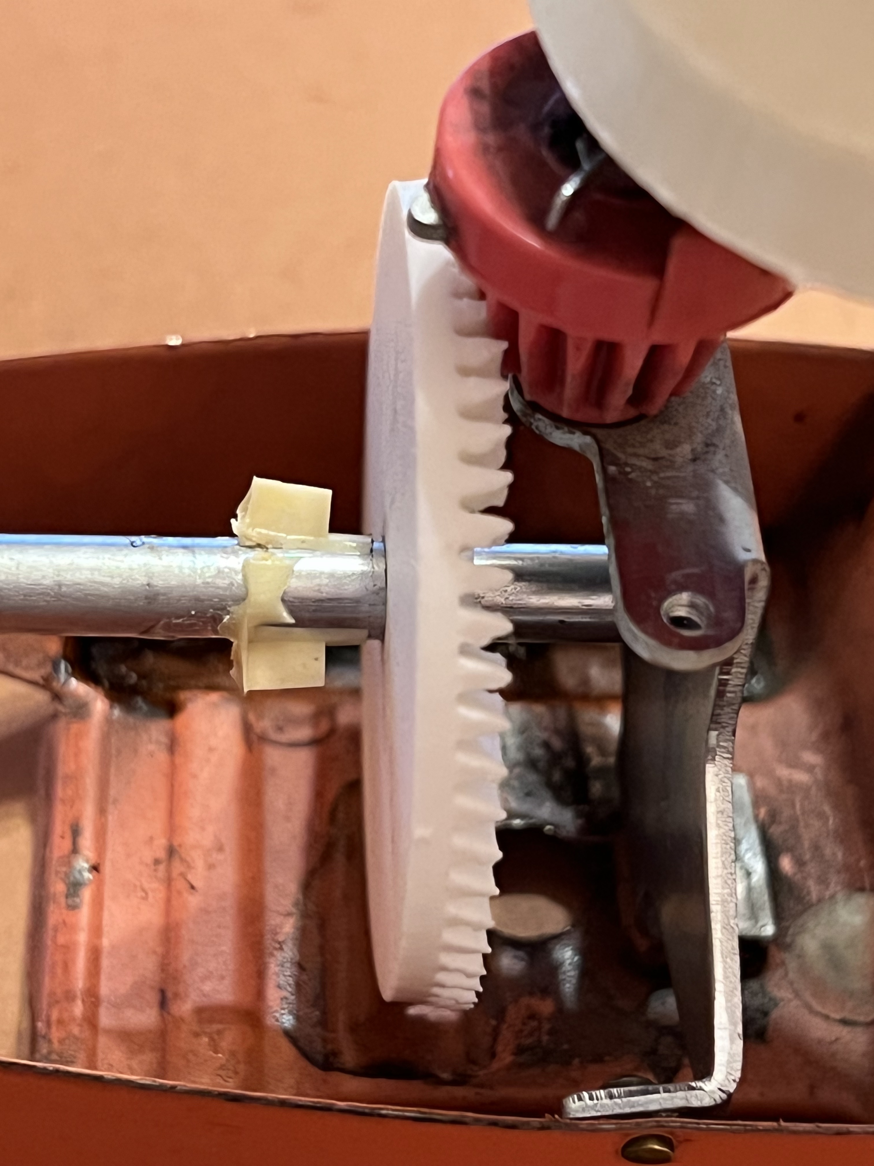 Spindle gear wheel for 1970s 'Royal' yarn winder by Chris Hill ...