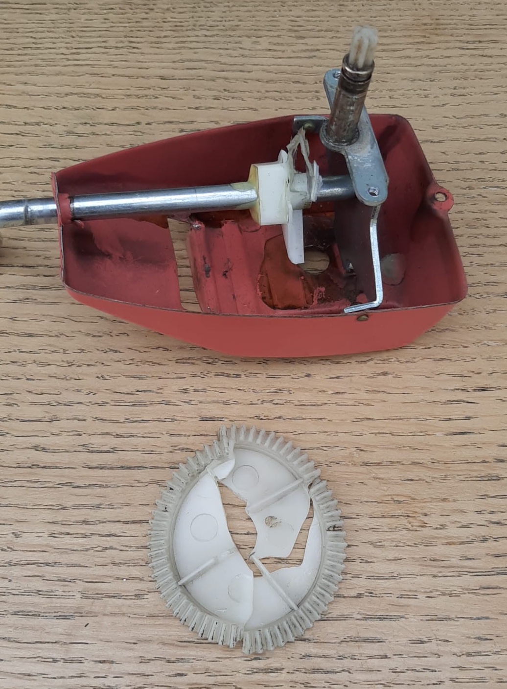 Spindle gear wheel for 1970s 'Royal' yarn winder by Chris Hill ...