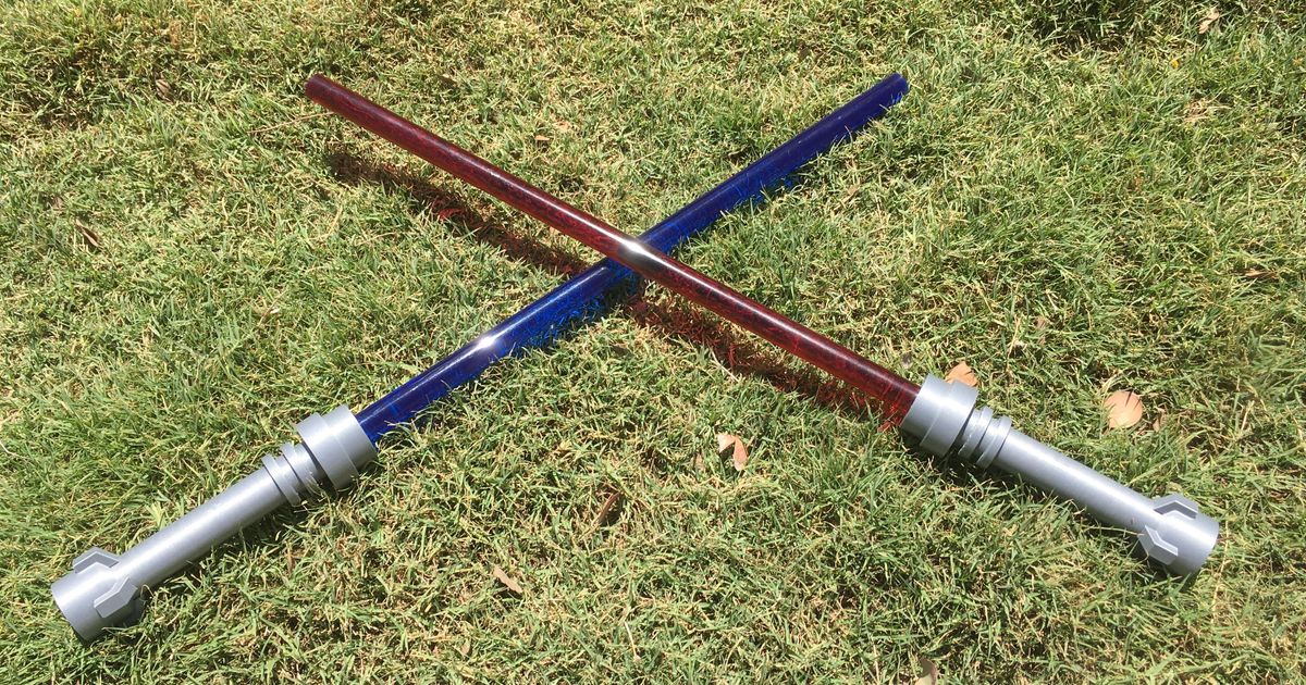 Lightsaber (Block-Style) by Dragon Mountain Design | Download free STL ...