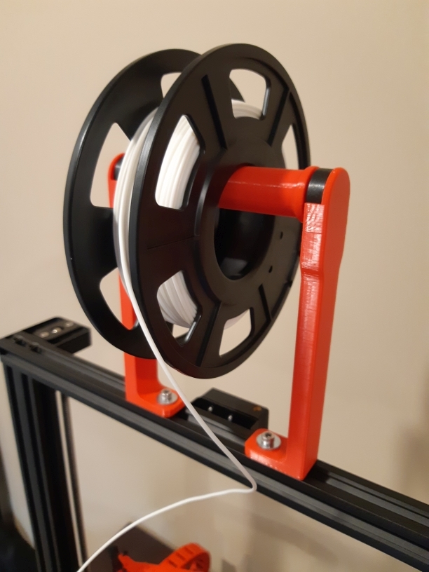 Filament Roller Support by southbaygsr | Download free STL model ...