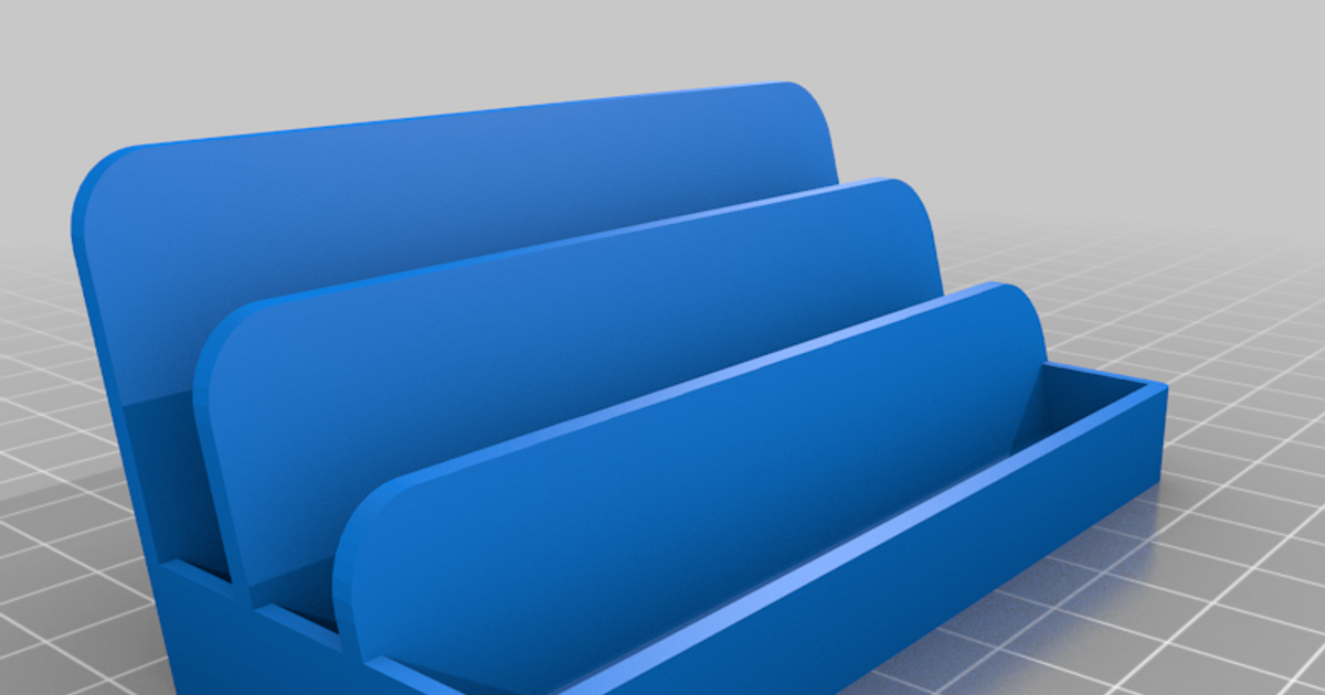 Business or Credit Card Holder by southbaygsr | Download free STL model ...