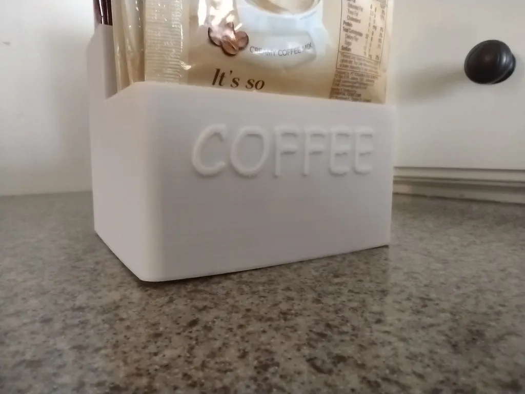 Instant Coffee Organizer by southbaygsr | Download free STL model ...