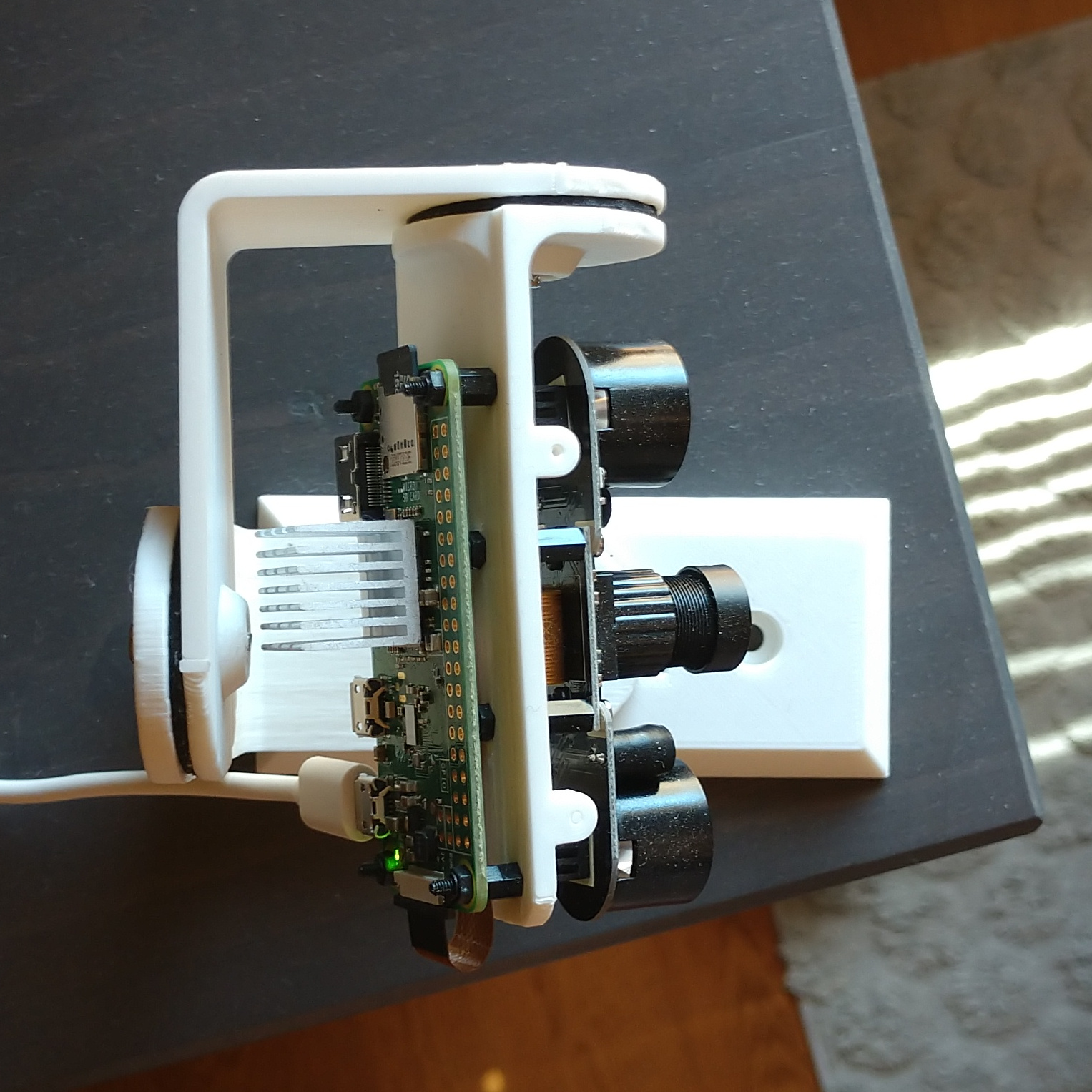 Raspberry Pi Zero Camera Mount/Gimbal by Ryan Helinski | Download free ...