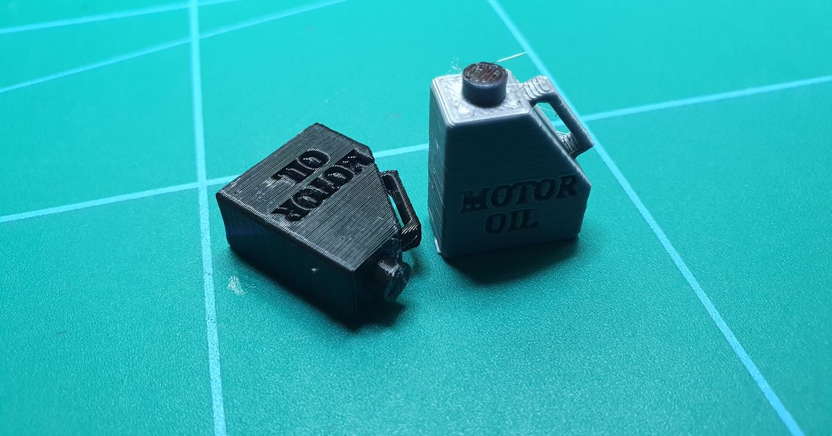 Engine Oil gallon model by 75echo | Download free STL model ...